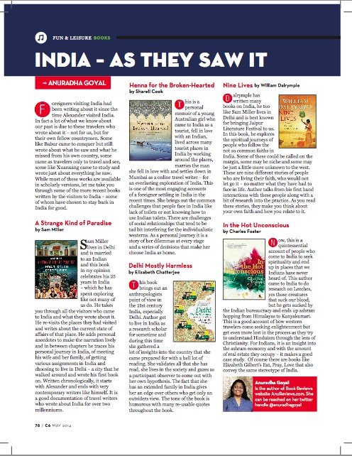 Books on India from the Foreign Eye - By Contemporary Foreign Authors